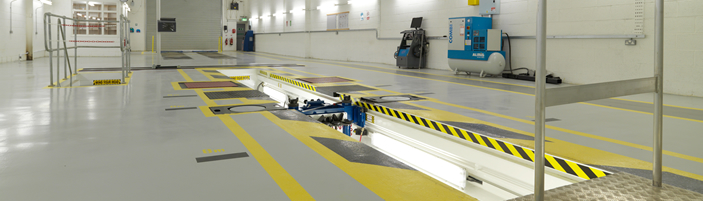 VOSA HGV MOT Testing Station At Leeds Fleet Services